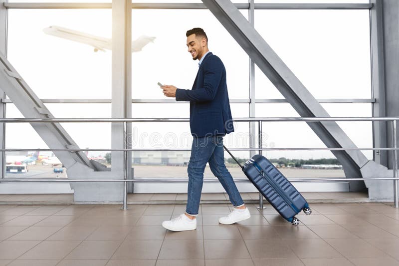 1,667 Walking Airport Mobile Suitcase Travel Stock Photos - Free ...