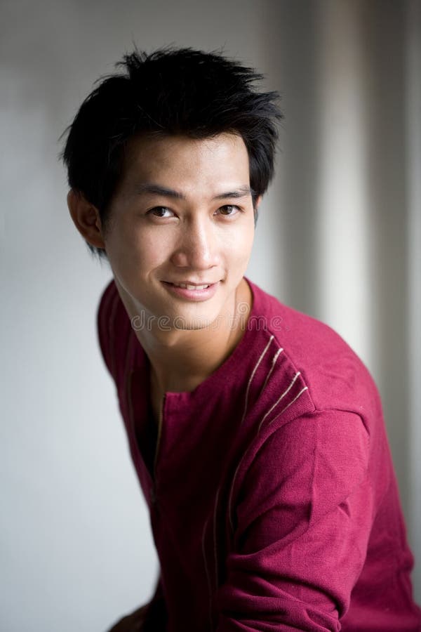 Handsome asian smile stock photo. Image of asian, teen - 3342038
