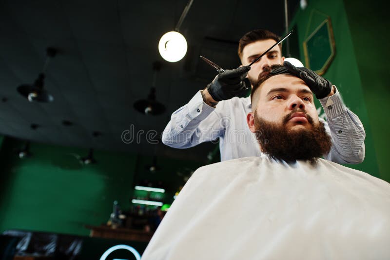 Barbershop, barber at work stock image. Image of hairstyle - 229898051