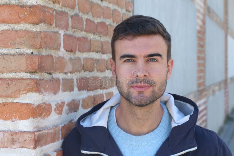 Handsome Blue Eyed Man Isolated Stock Image - Image of beautiful ...