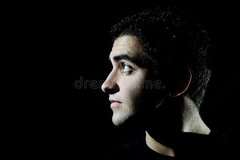 Handsome boy profile stock photo. Image of profile, face - 19750132