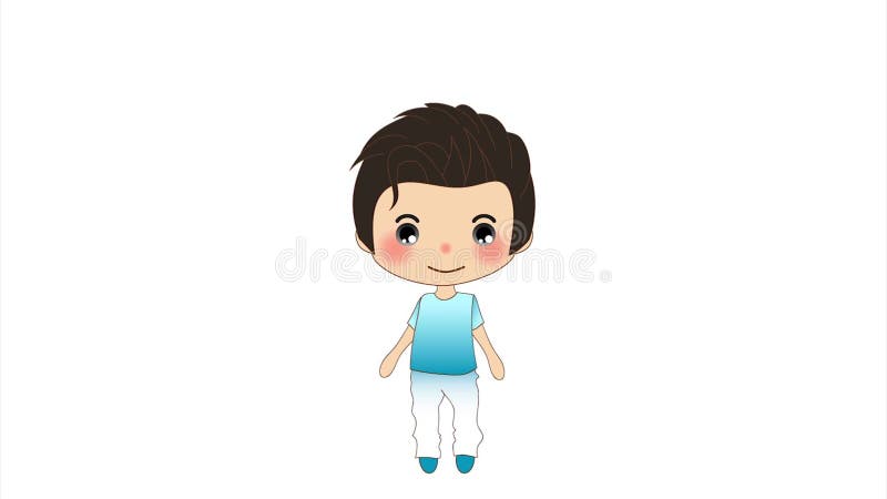 Handsome Boy on a White Screen, Guy Jumping Stock Footage - Video of ...