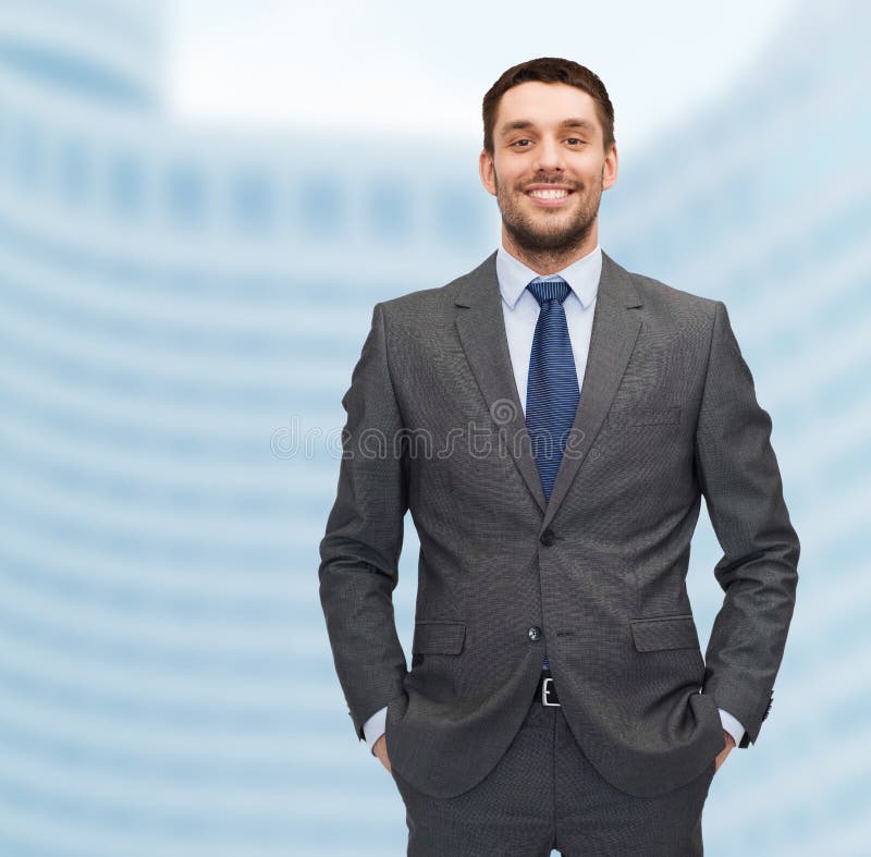 Handsome buisnessman stock image. Image of businesspeople - 40529337