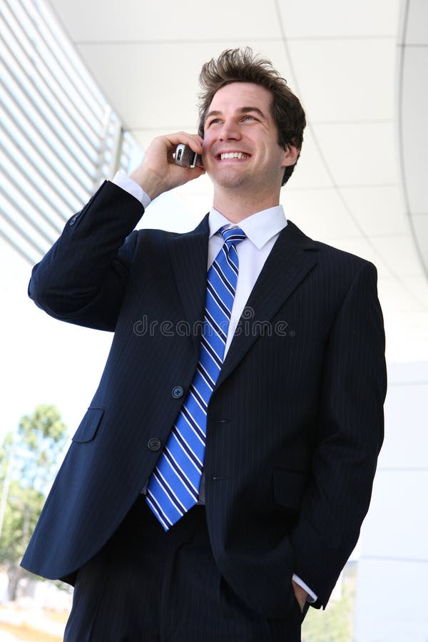 Handsome Business Man stock image. Image of masculine - 15519277