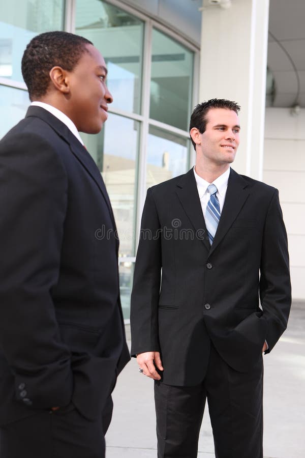 Handsome Business Men Team stock image. Image of black - 8213423
