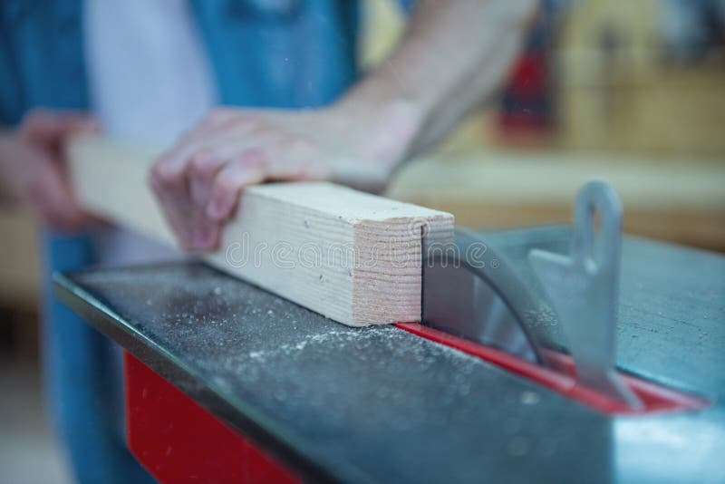 Handsome carpenter working stock image. Image of cropped - 287769881