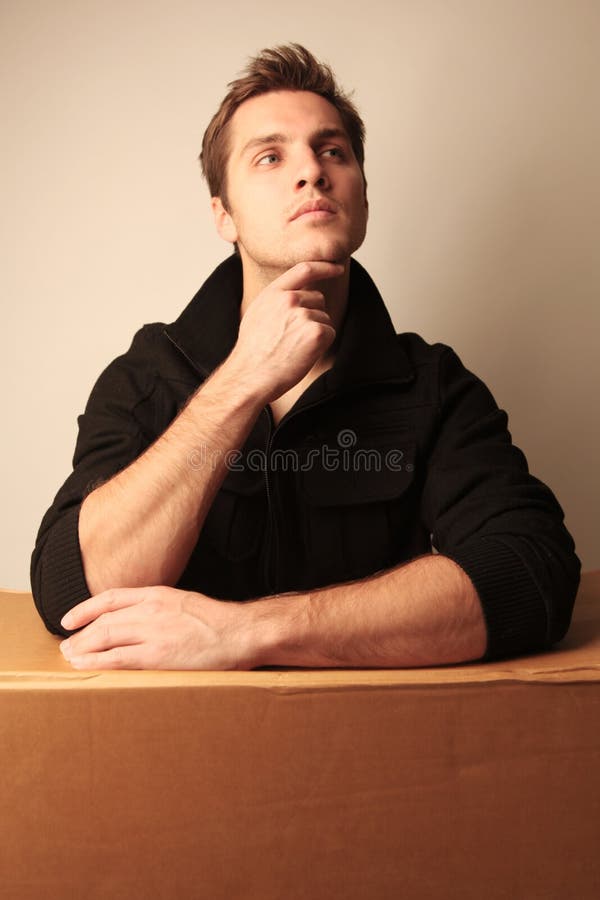 Handsome Caucasian male stock image. Image of charming - 30256095