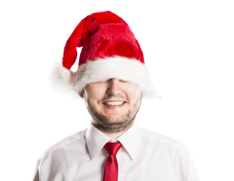 Handsome christmas man stock photo. Image of smile, studio - 34136624