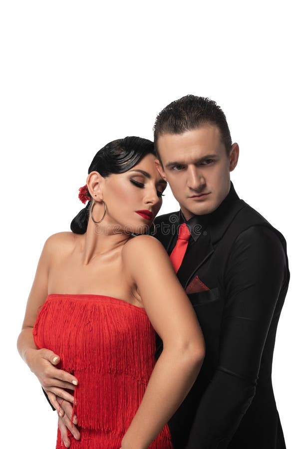 Handsome Tango Dancer with Partner Stock Photo - Image of keyboard ...