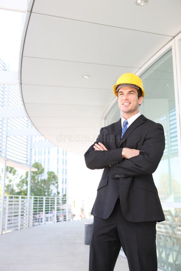Handsome Construction Man stock photo. Image of development - 7540222