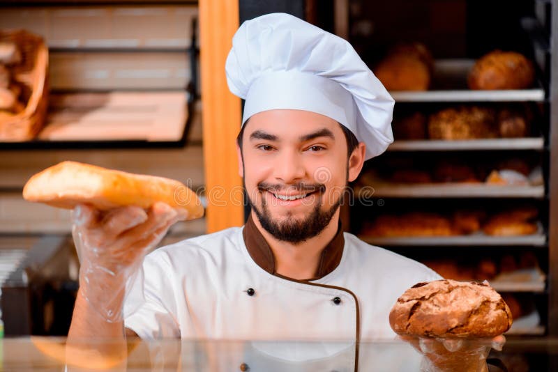 Handsome Cook in the Kitchen Stock Photo - Image of basket, lifestyles ...
