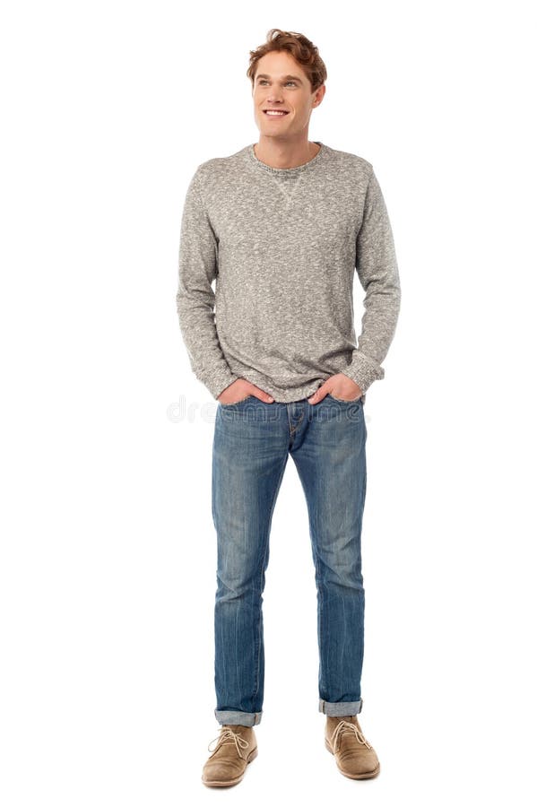 Handsome Cool Man Posing in Style Stock Photo - Image of good, fashion ...