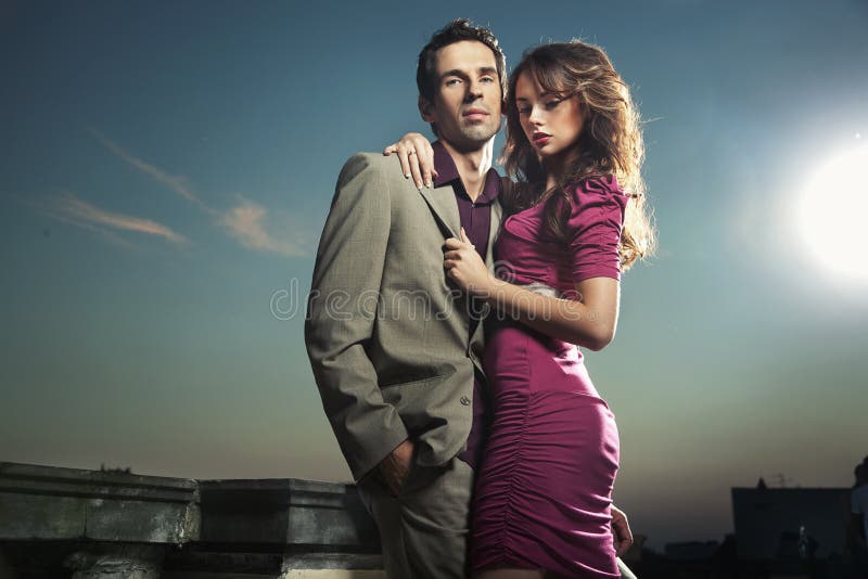 Handsome couple stock image. Image of people, boyfriend - 16541869