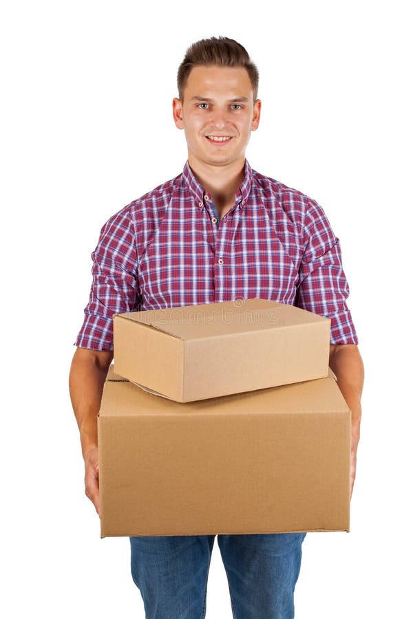 Shipment delivery stock photo. Image of customer, carton - 128806630