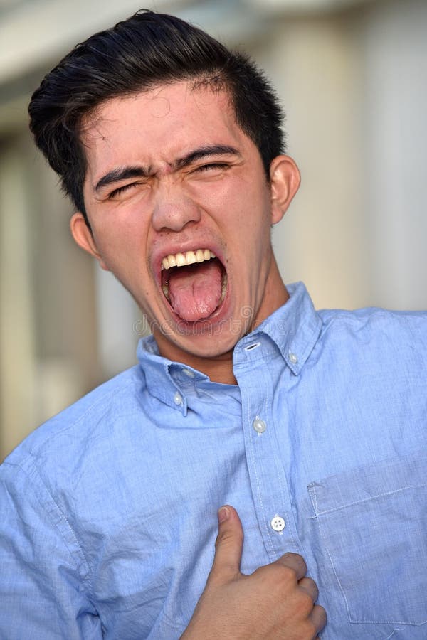 Handsome Diverse Person Having Fun Stock Image - Image of joyful, looks ...