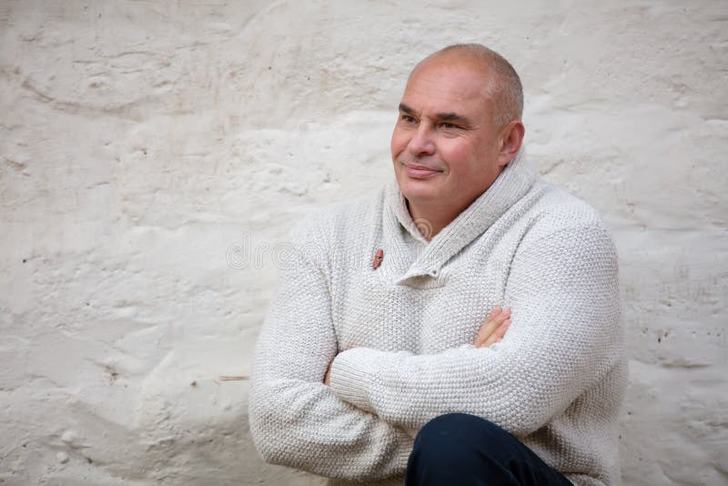 Handsome elderly man stock image. Image of cheerful - 197788635