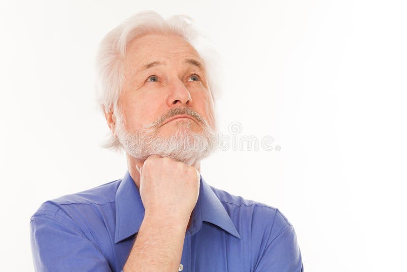 Handsome, elderly man stock image. Image of mature, looking - 51318761