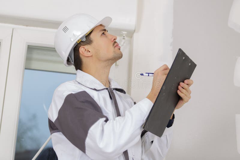 Engineer with Clipboard Outdoors Stock Photo - Image of environment ...