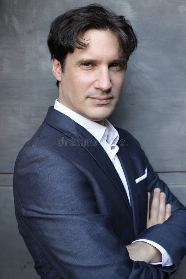 Handsome Entrepreneur Looking at Camera Stock Image - Image of people ...