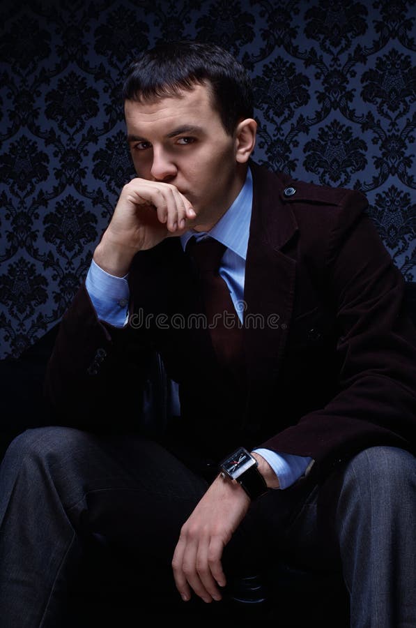 Handsome Fashionable Aristocrate in a Suit Stock Image - Image of ...