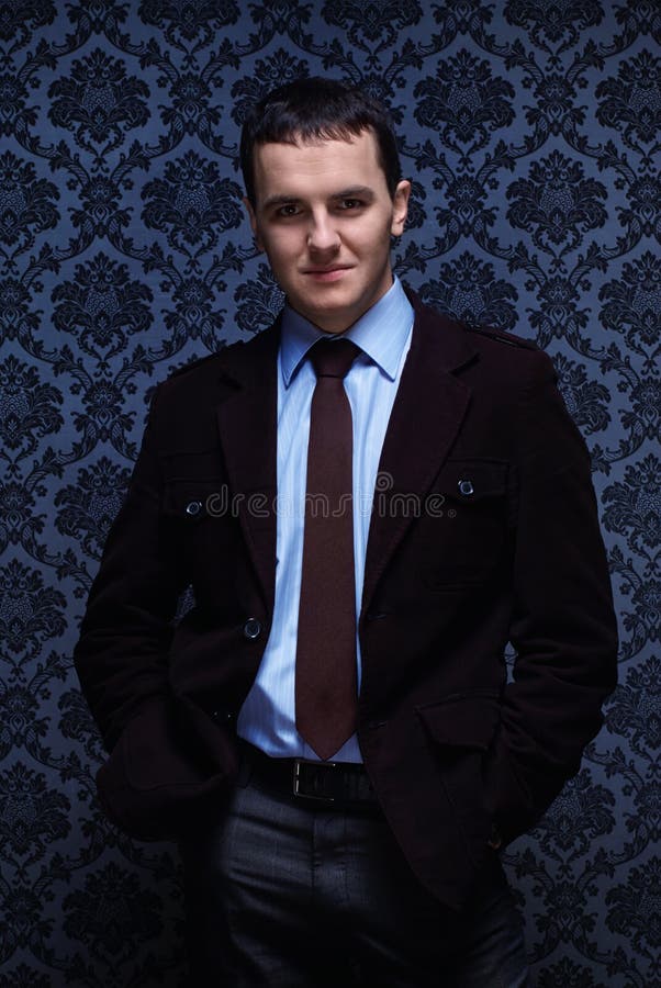 Handsome Fashionable Aristocrate in a Suit Stock Photo - Image of ...