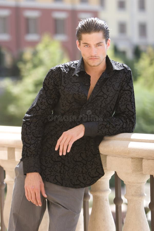 Handsome fashionable man stock photo. Image of fashion - 3577902