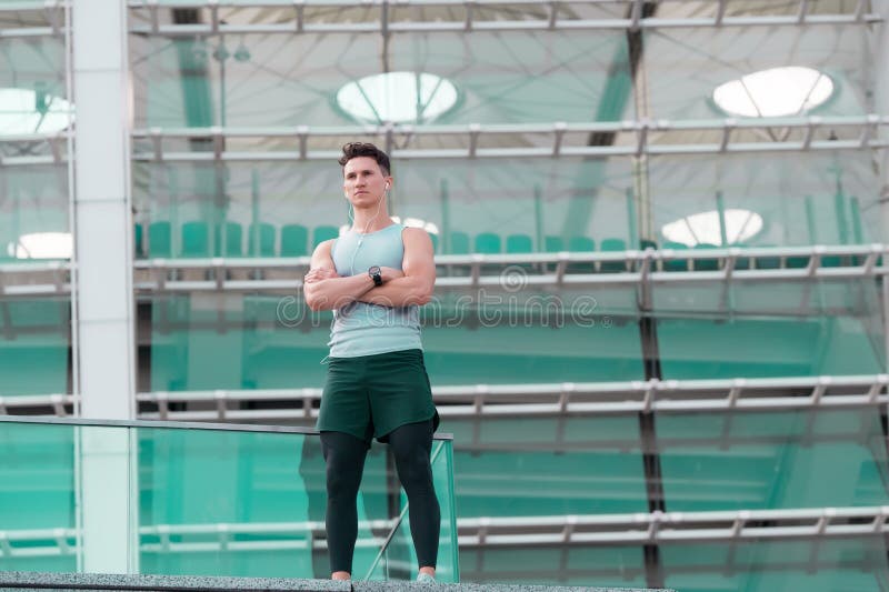 Handsome Fit Man after Workout Session, Fashion Concept Stock Photo ...
