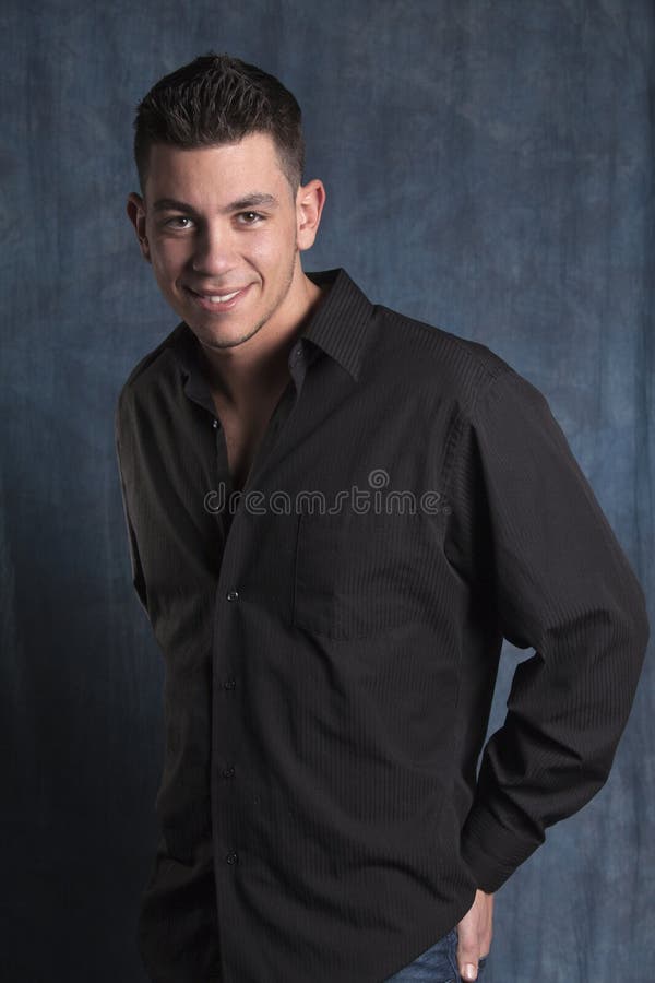 Handsome, Friendly Young Man Stock Image - Image of smile, friendly ...
