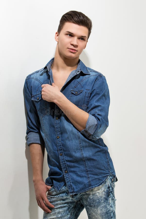 Handsome Guy with Beautiful Face Stock Photo - Image of gorgeous ...