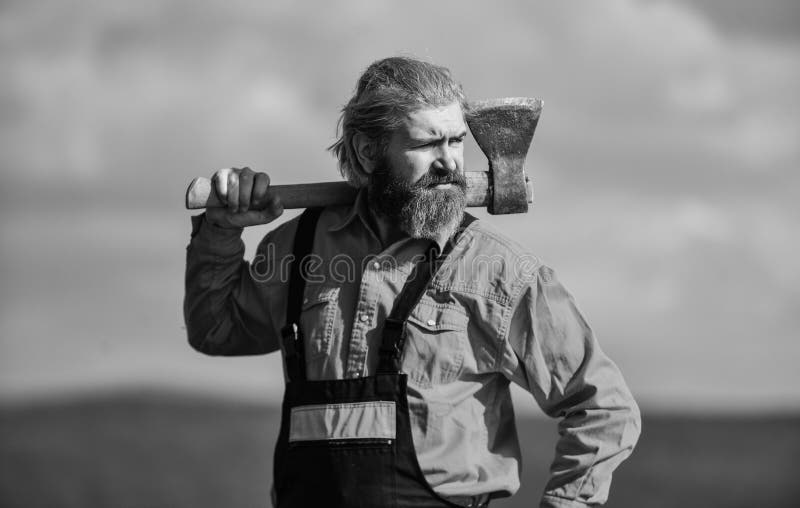 Handsome Guy Brutal Temper. Professional Occupation. Man in Uniform ...