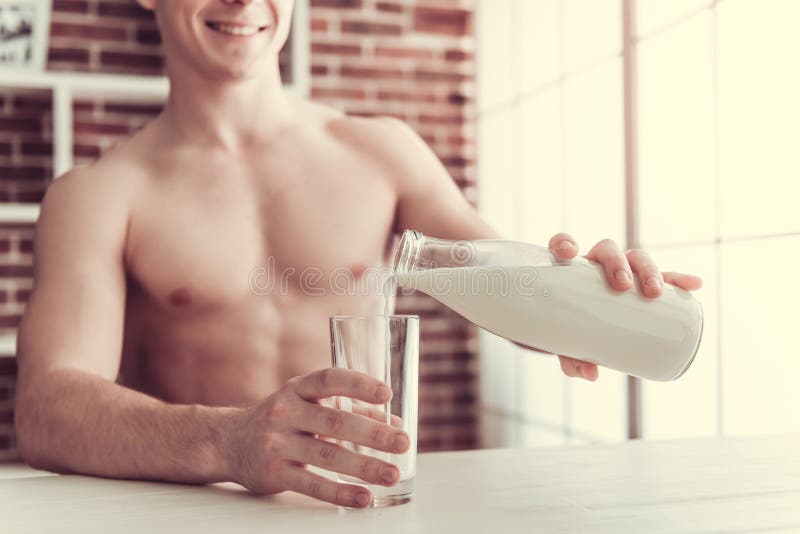 Milk Pouring Male Torso Stock Photos - Free & Royalty-Free Stock Photos ...