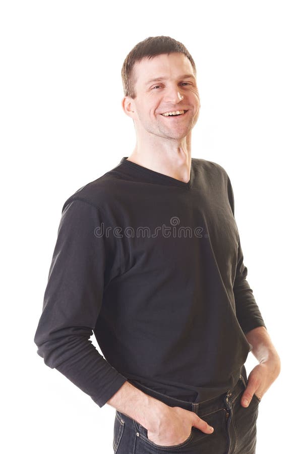 Handsome Guy Isolated On White Picture. Image: 18565874