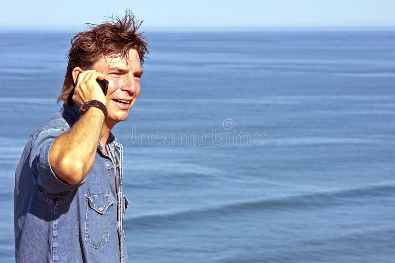 Handsome Guy Making a Phone Call Stock Photo - Image of lifestyle ...