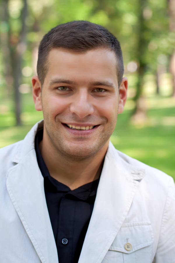 Handsome guy stock image. Image of nature, business, leisure - 44416979