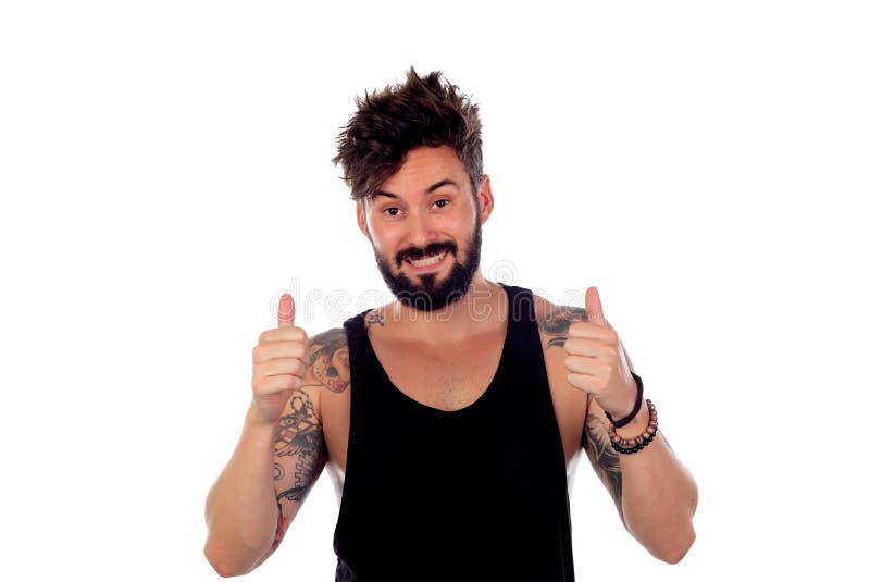 Bearded men saying Ok stock image. Image of close, lifestyle - 29587861