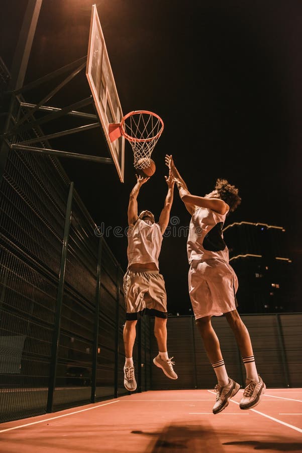 Guys playing basketball stock photo. Image of guarding - 103888008