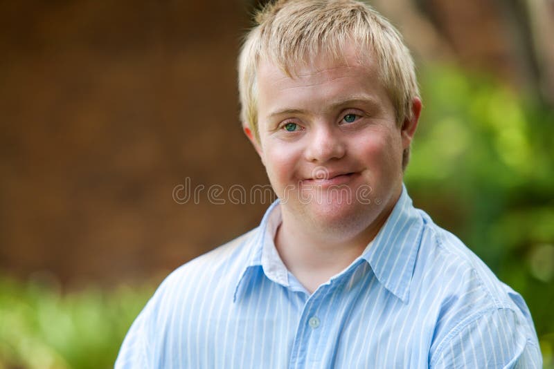 Handsome handicapped boy. stock image. Image of disabled - 36616039