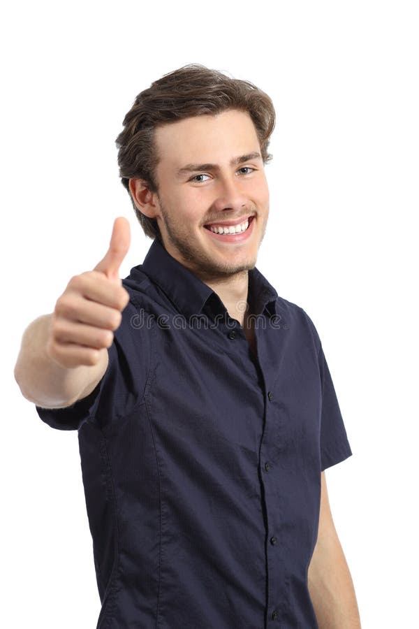 Handsome Happy Man Pointing Himself Stock Image Image Of Assurance
