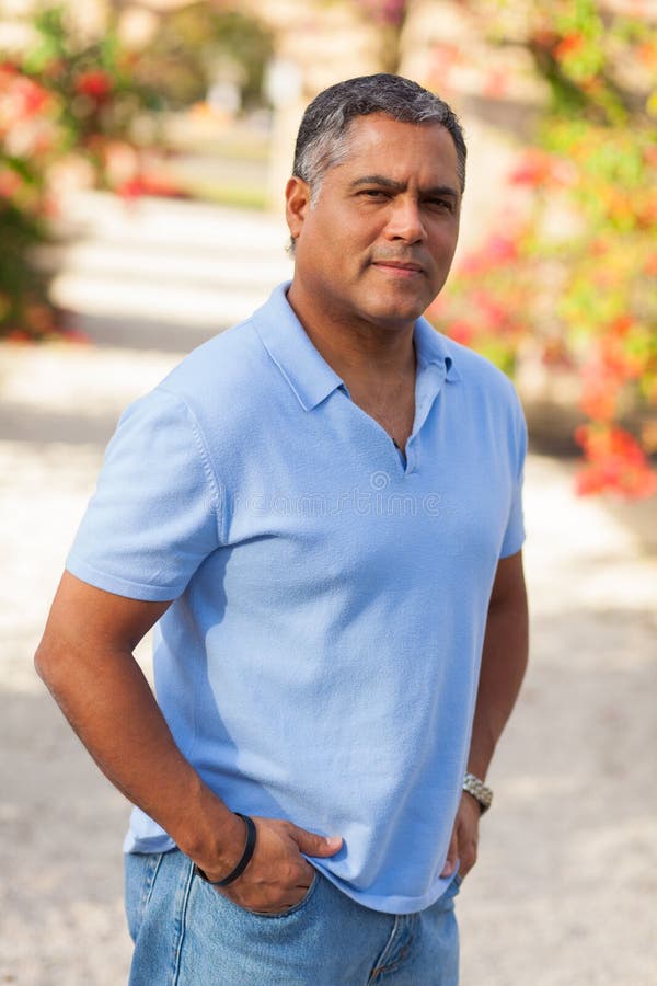 Handsome Hispanic man stock image. Image of casual, complexion - 28066295