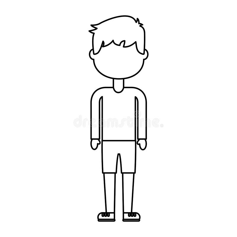 Handsome icon boy stock vector. Illustration of people - 92560429