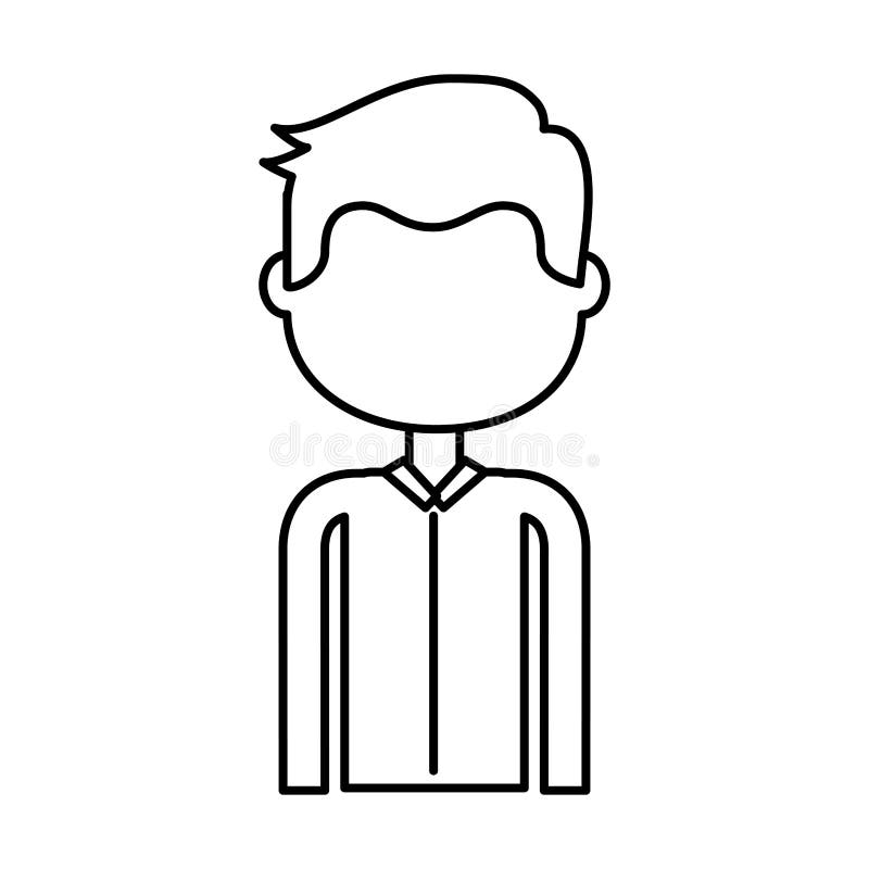 Handsome icon boy stock vector. Illustration of cool - 92560392