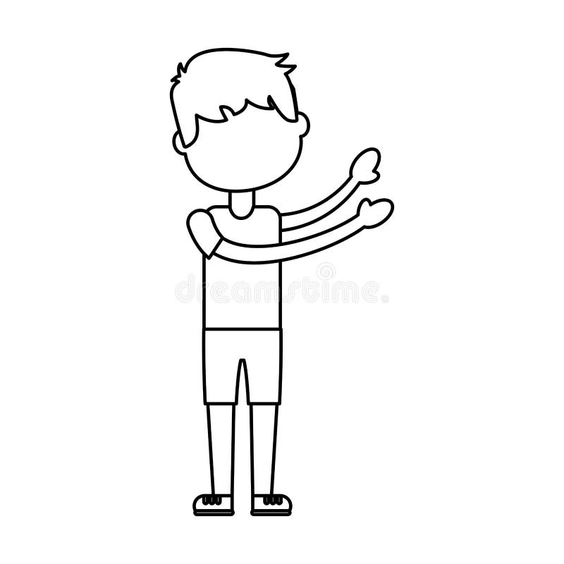 Handsome icon boy stock vector. Illustration of background - 92561492