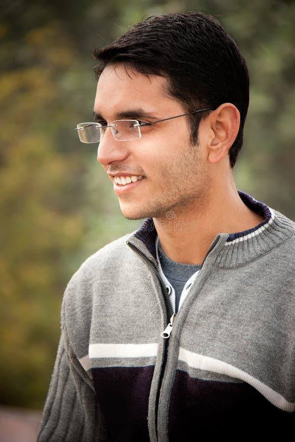 Handsome Indian man stock image. Image of relax, comfort - 18399477