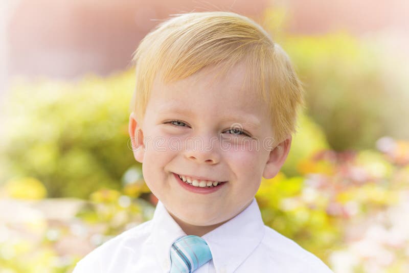 Handsome Little Boy Portrait Stock Photo - Image of cute, dressed: 30858660