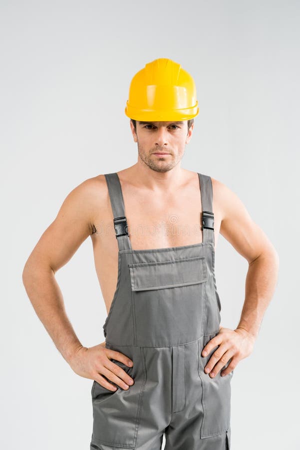 Handsome male builder stock photo. Image of profession - 90272946