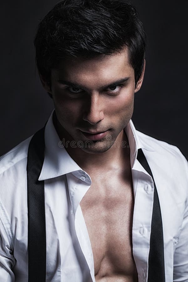 Handsome Male Model Posing stock photo. Image of cool - 30976414