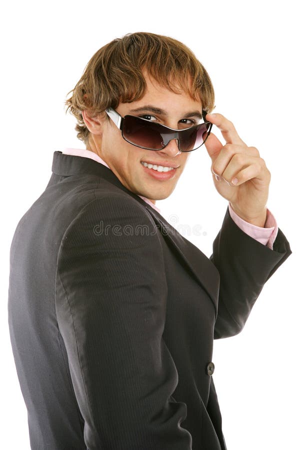 Handsome Male Model in Shades Stock Photo - Image of male, professional ...
