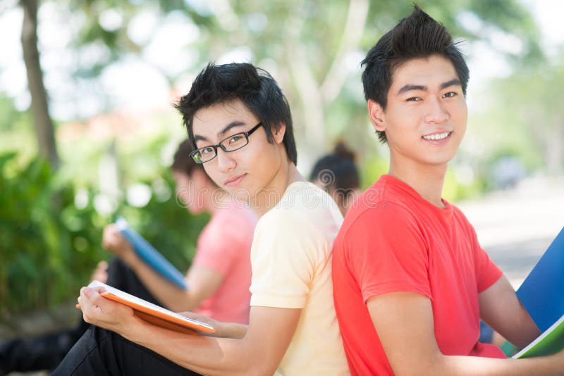 Handsome male students stock photo. Image of clever, handsome - 30812304