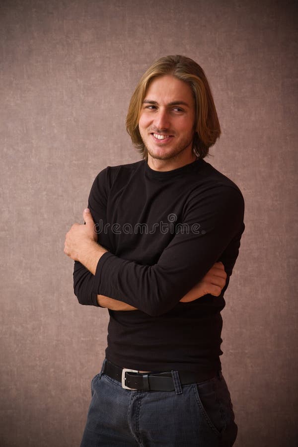 Portrait of Handsome White Man Stock Photo - Image of people, face: 7277644