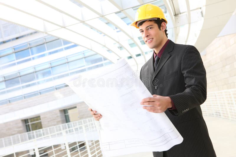 Handsome Architect Man stock image. Image of industry - 11949367